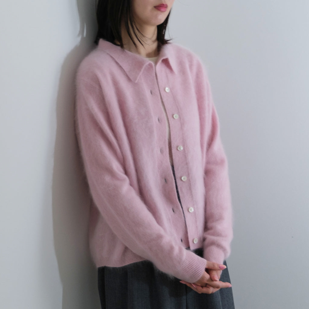 【先行予約・10月上旬発送予定 】SAPNAA ファーカシミヤ ポロカーディガン – TOYOBOSHI